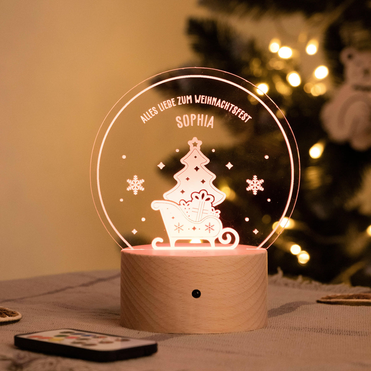 LED Kinder Nachtlicht (Weihnachtsbaum 3D Lampe) | LAUBLUST.de